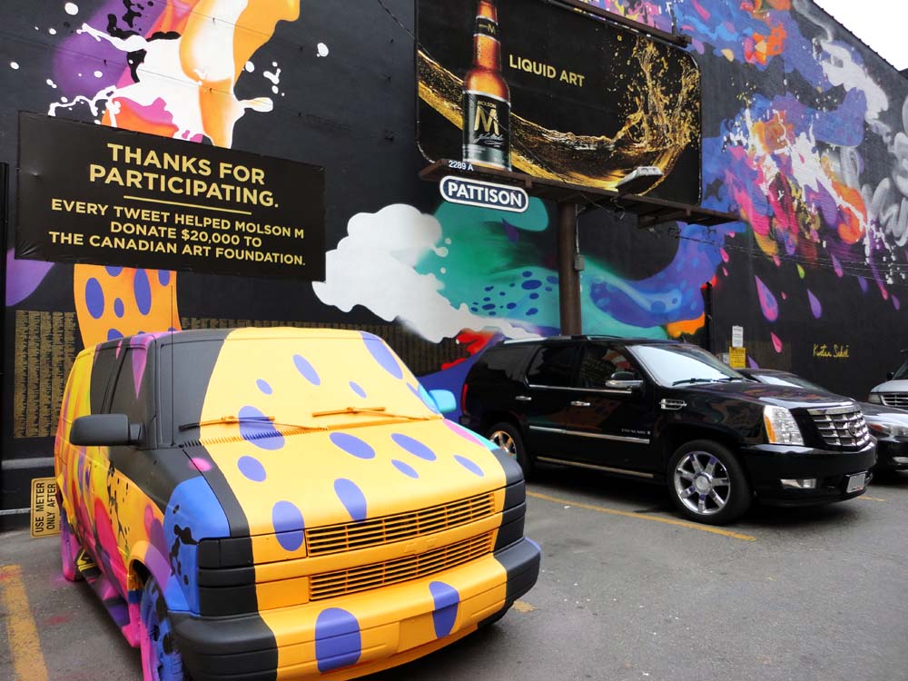 Toronto Grand Prix Tourist - A Toronto Blog: Molson M Liquid Art # ...