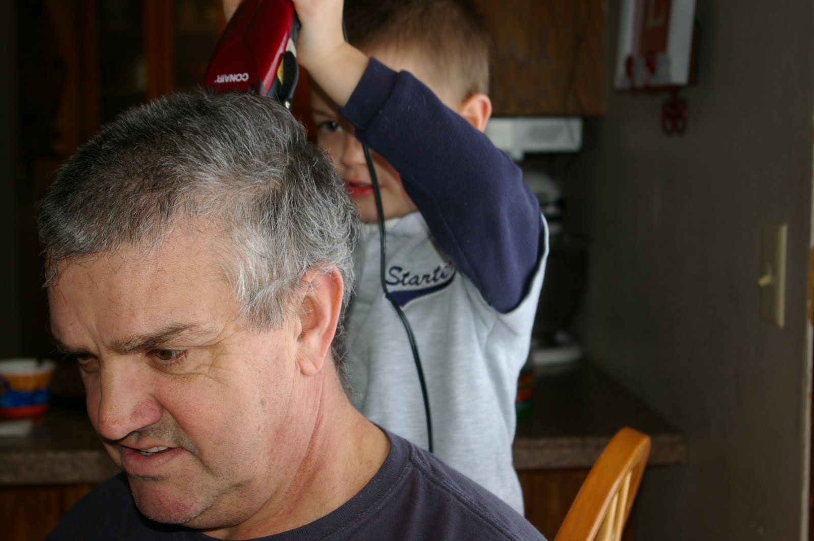 Lovin' Life: Grandpa Gets A Haircut