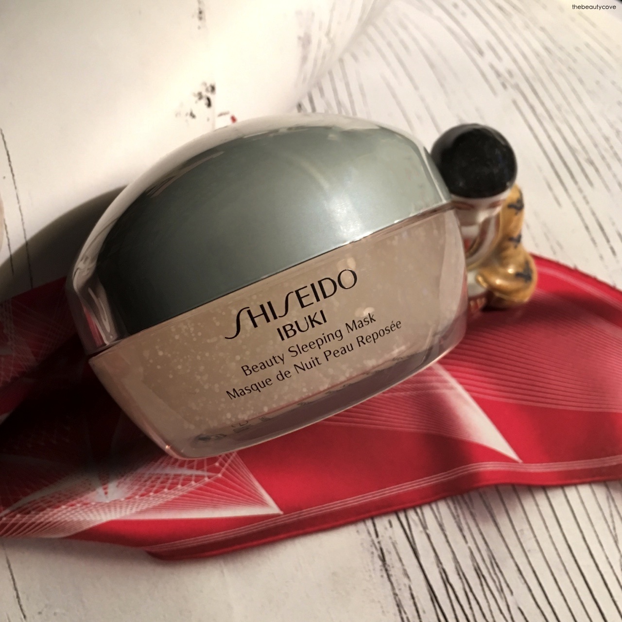 The Beauty Cove Shiseido • Ibuki Beauty Sleeping Mask • La Maschera Di Bellezza Per La Notte