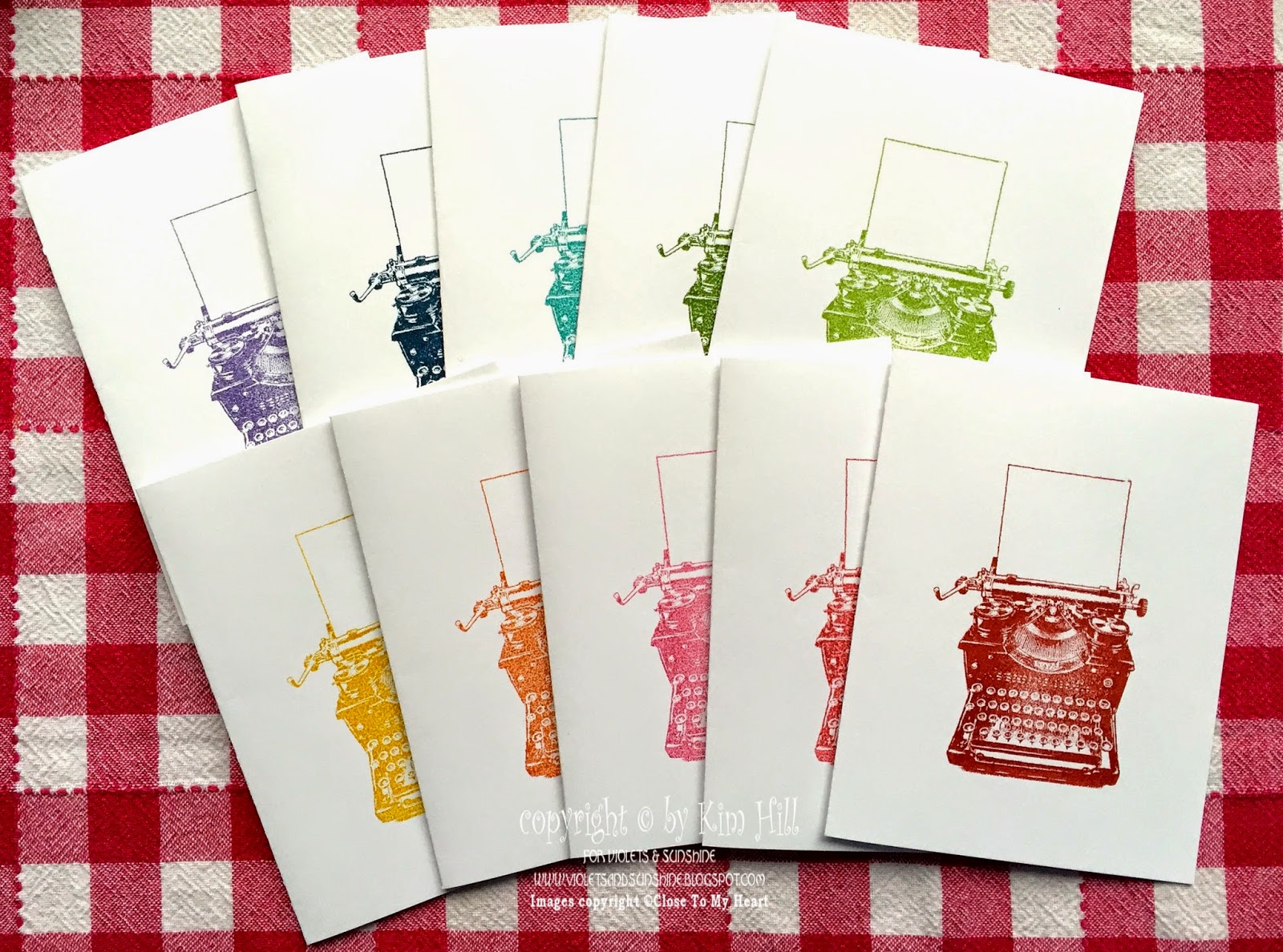 Violets & Sunshine: Say Anything....with a card