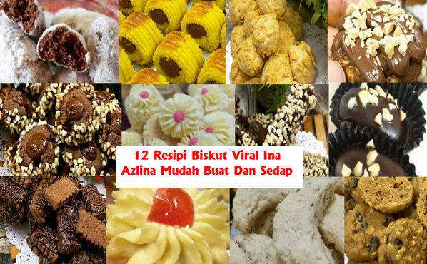 12 Resipi Biskut Raya Viral Ina Azlina Mudah Buat Dan Sedap ...