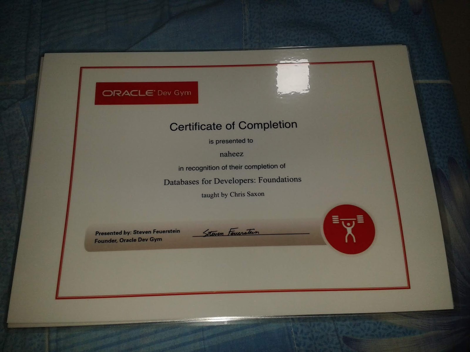 Naheez Thawfeeg's Blog: Printed the course certificates from Cisco ...