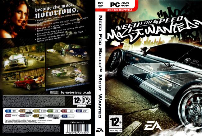 PC Games CD Cover: Need for Speed Most Wanted CD Cover