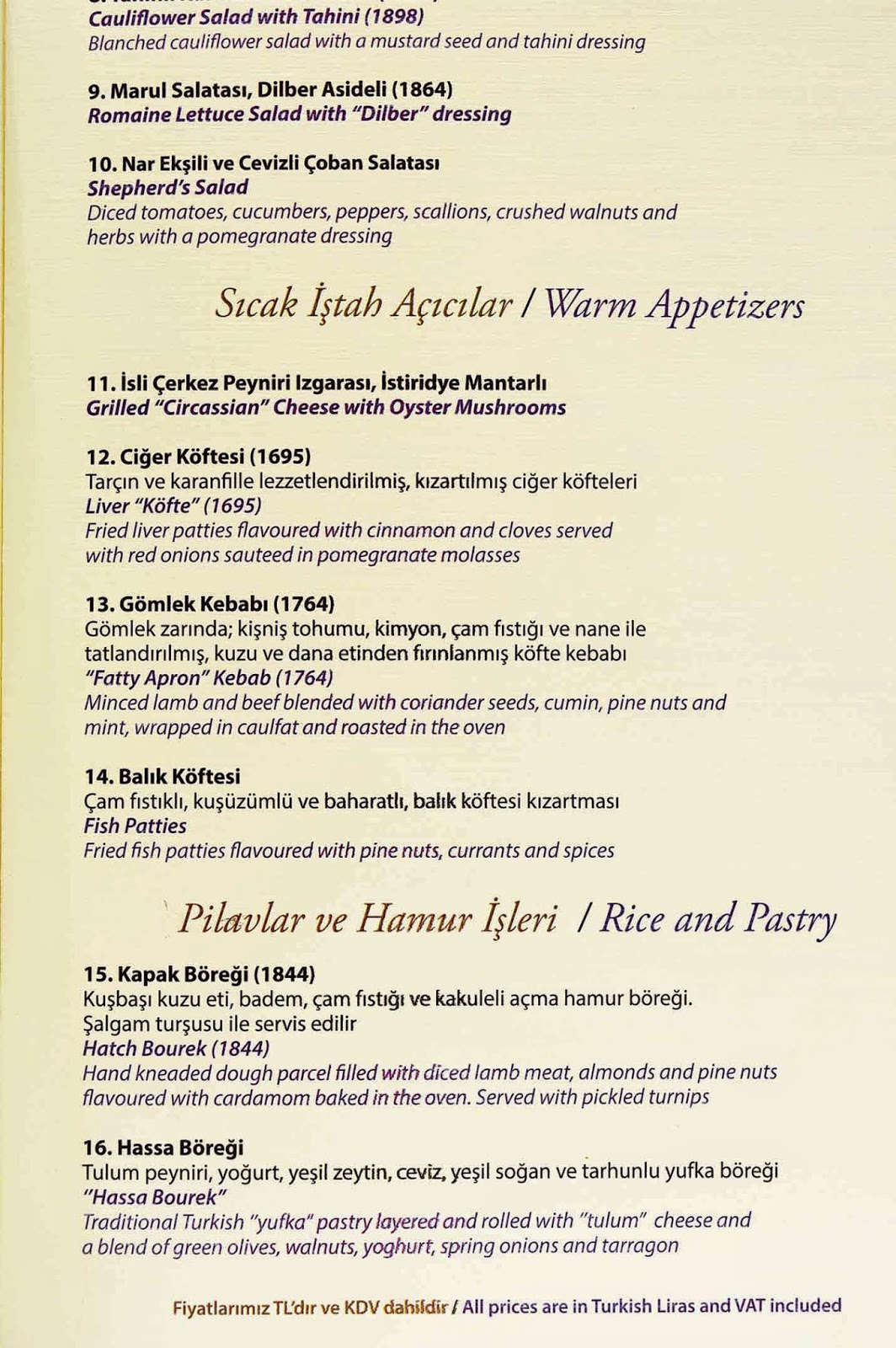 .: MENU's Aegean Odyssey. Day 3, Istanbul: Asitane, a restaurant with ...