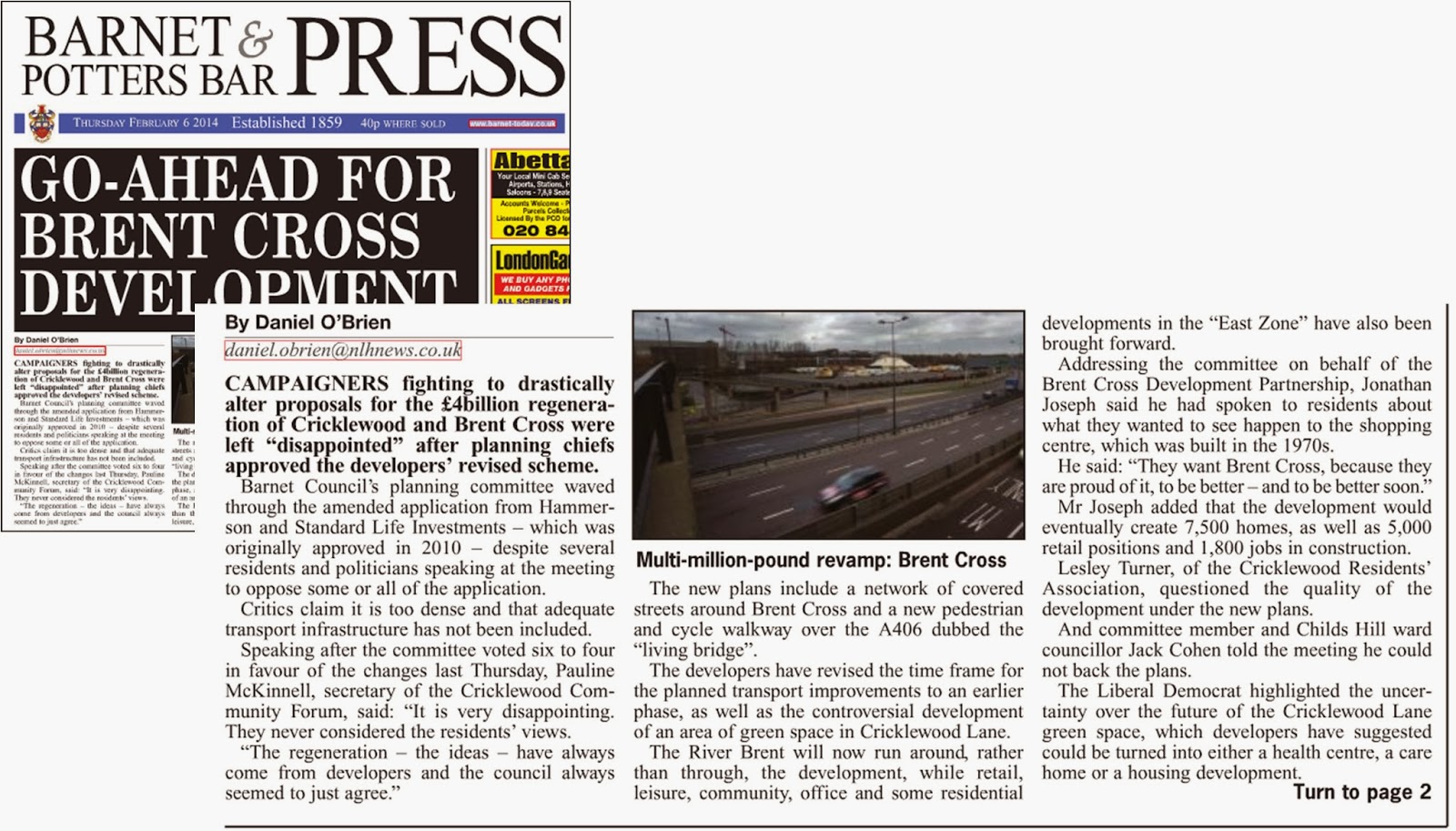 COALITION FOR A SUSTAINABLE BRENT CROSS CRICKLEWOOD REDEVELOPMENT ...