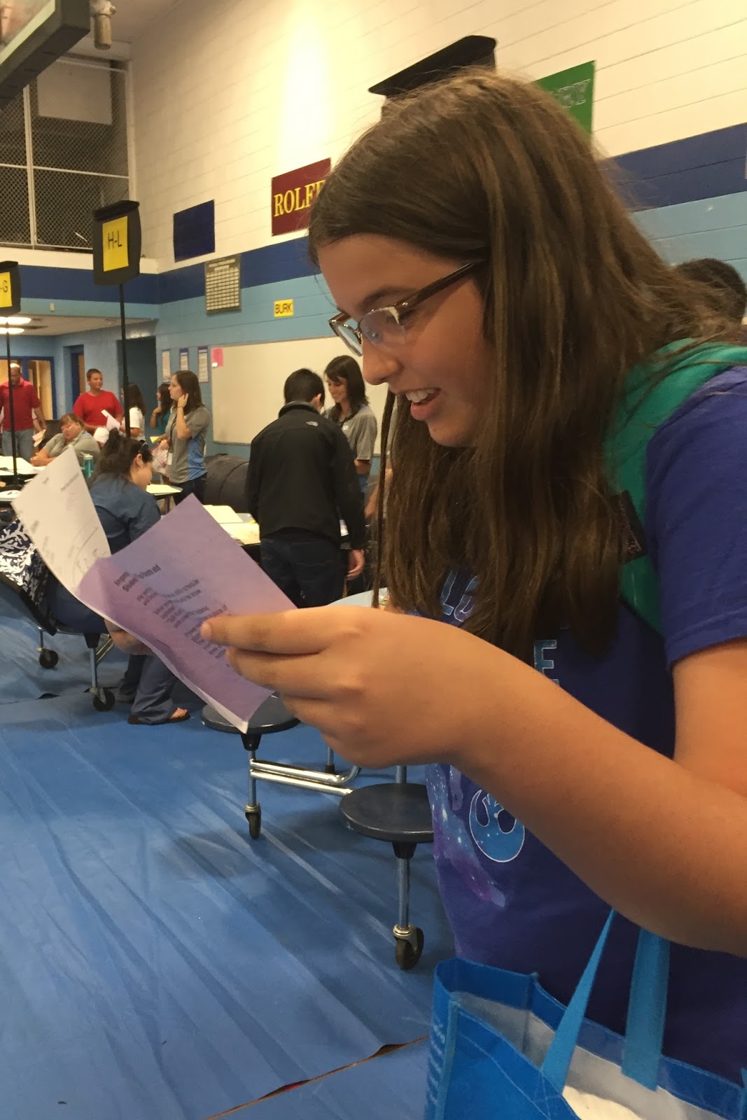 Getting Ready For 7th Grade - All About Gracie