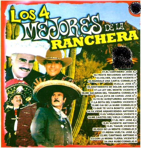 2316.- Los 4 Mejores de la Ranchera [2013] - Zonadjsgroup