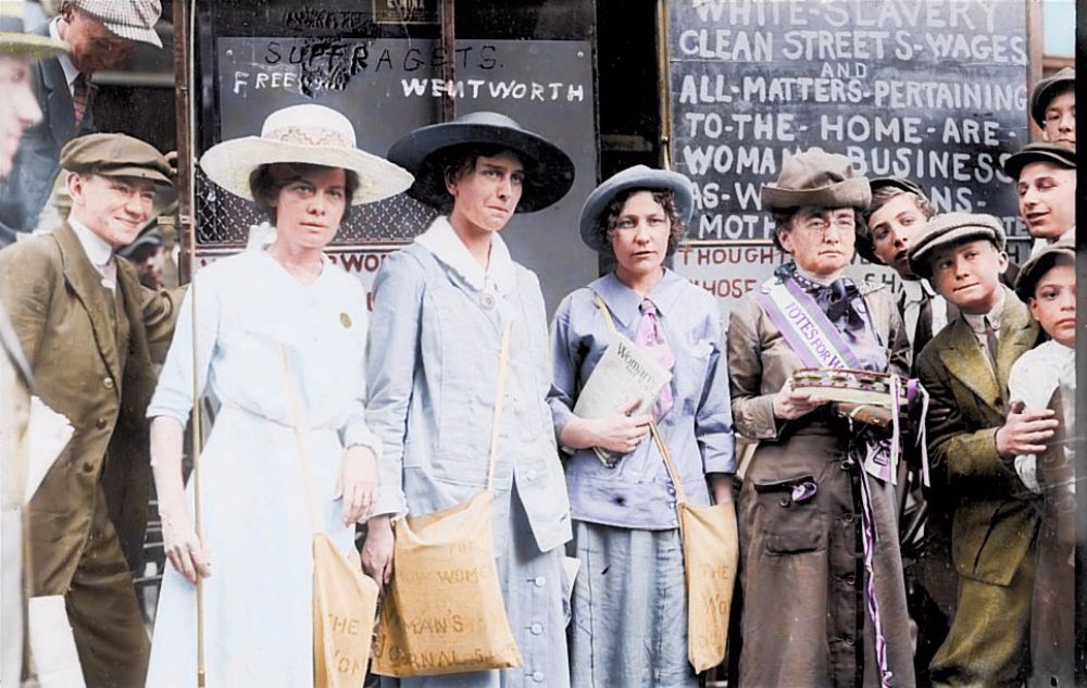Suffragettes in Color: Striking Images Show the Militant Campaign for ...