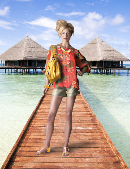 only for woman: Relaxing With Resort Chic Style