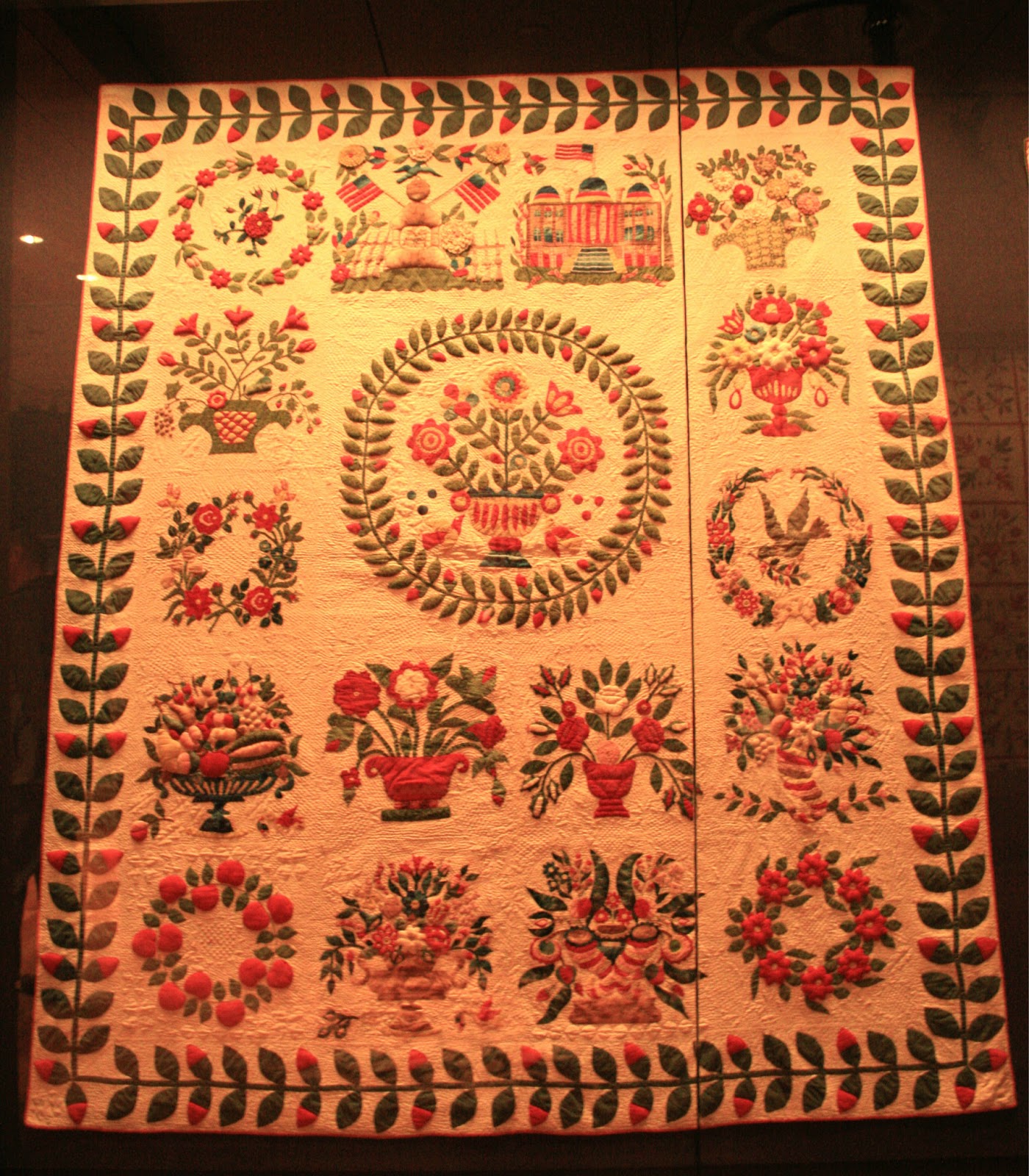 The Patriotic Quilter: Antique Baltimore Album Quilts Exhibit