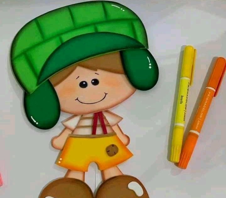 Molde Chaves em Eva para imprimir grátis | Molde para imprimir