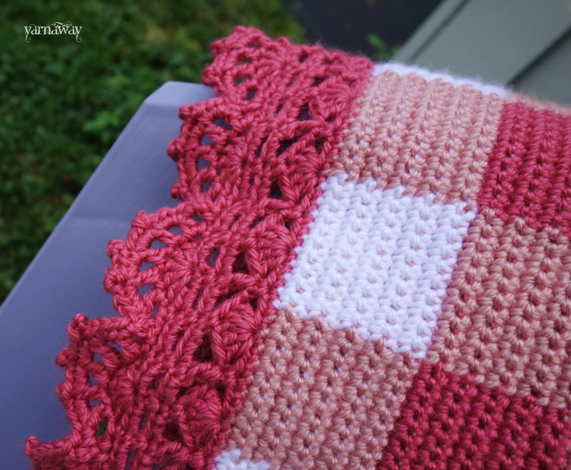 How To Crochet A Ruffle Edge On A Baby Blanket at Stephanie Le blog