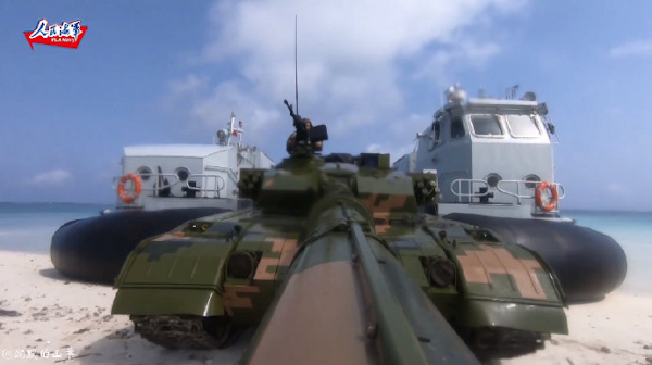 SNAFU!: PLAGF Type 96, unloading from a PLAN LCAC that is piloted by ...