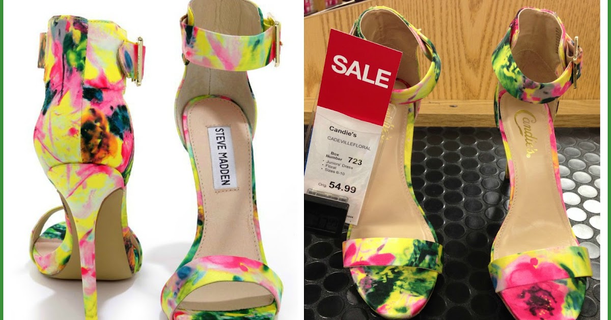 Tracy's Notebook of Style: Splurge v. Steal: Steve Madden Floral Heels