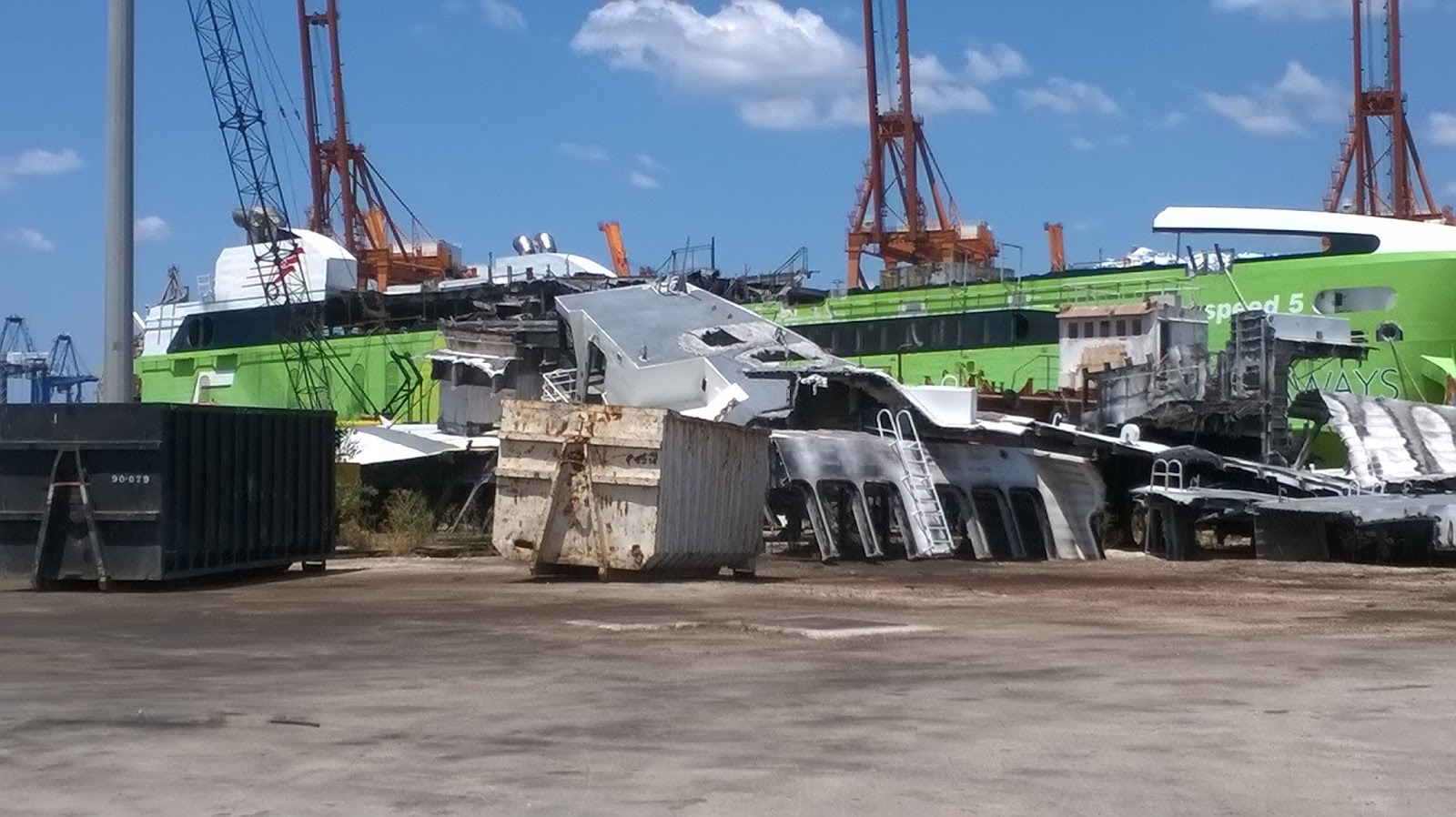 ΑΛΙΟΣ ΠΛΕΥΣΙΣ - H2O Ferries : TO NEO HIGHSPEED 5 ΕΤΟΙΜΑΖΕΤΑΙ ..........