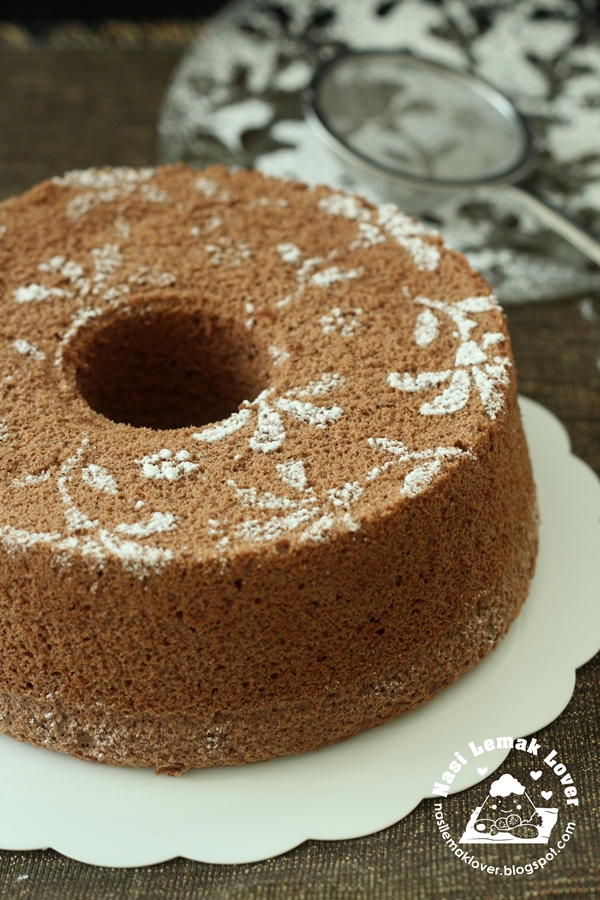 Nasi Lemak Lover: Chocolate Chiffon Cake_with natural yeast 天然酵母_巧克力戚风蛋糕