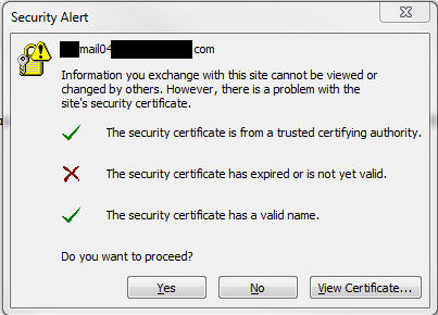 Self-Issued Security Certificate has expired on Windows SBS 2008 ...