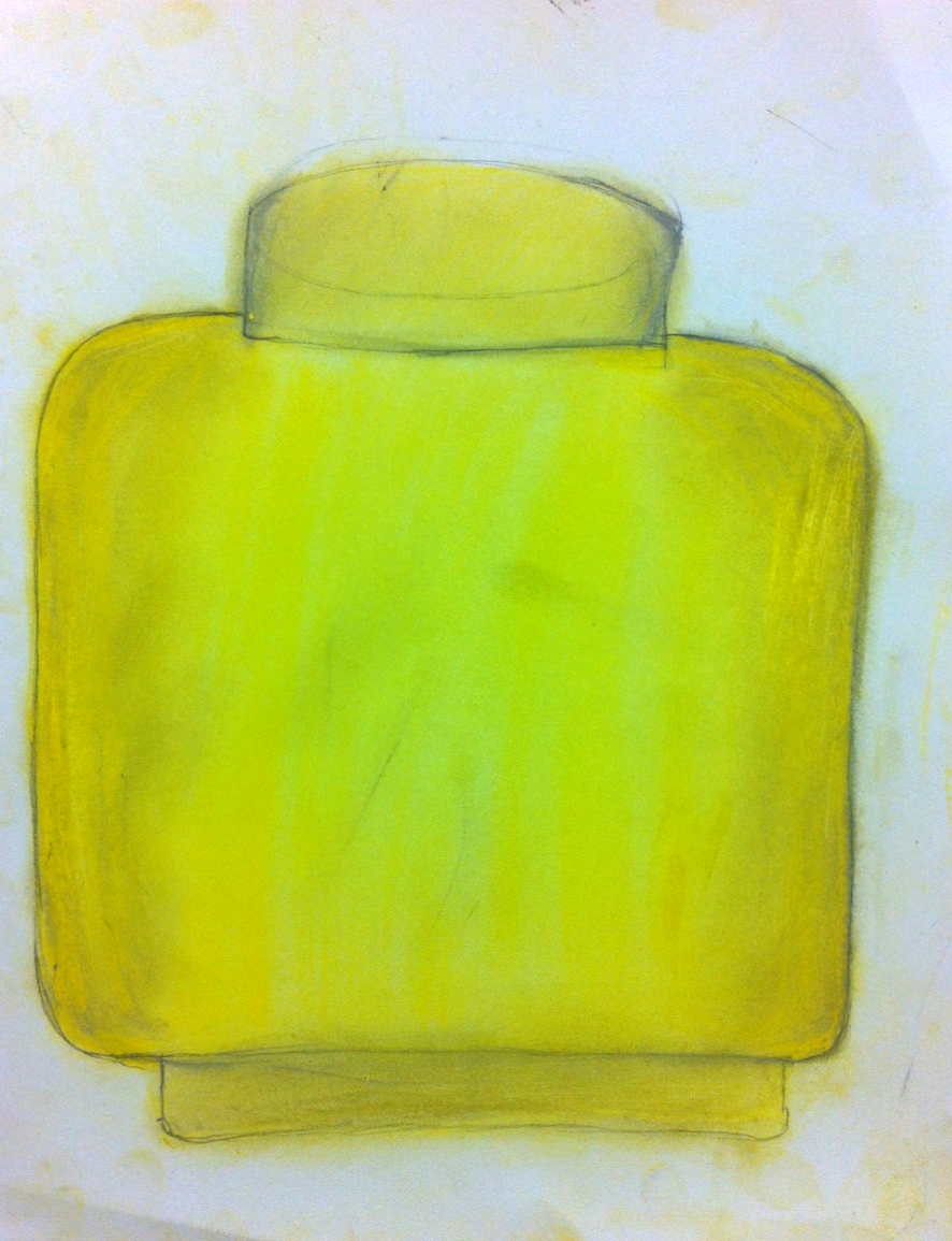 artisan des arts: Legoman contour shading - grade 4/5