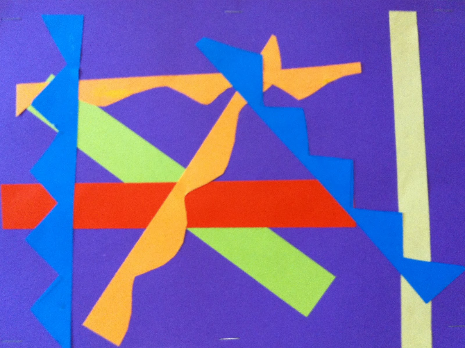 The Art Room: Kindergarten Line Collage!