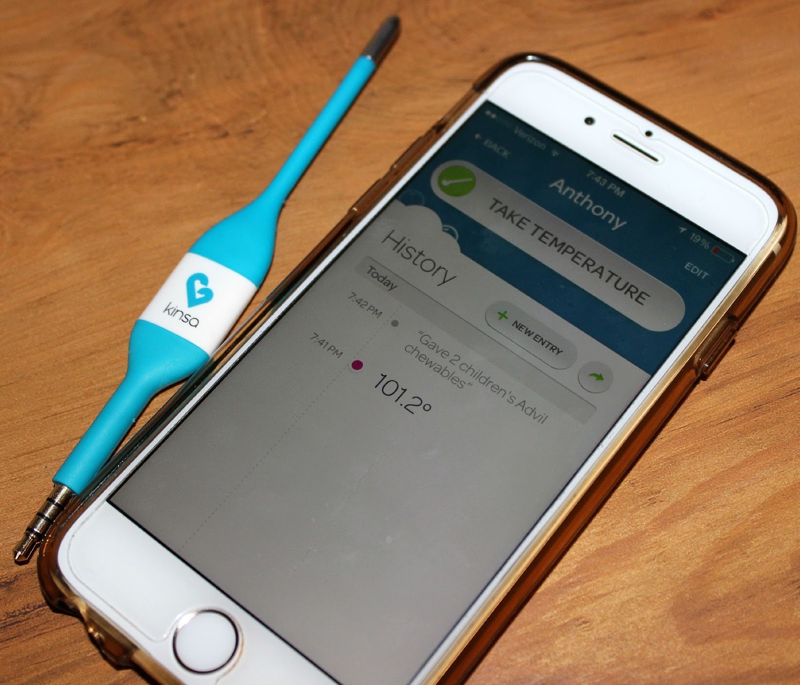 Kinsa Smart Stick Thermometer Giveaway - It's Free At Last