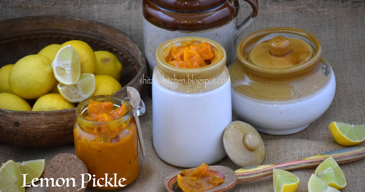 Shital's-Kitchen: Lemon Pickle