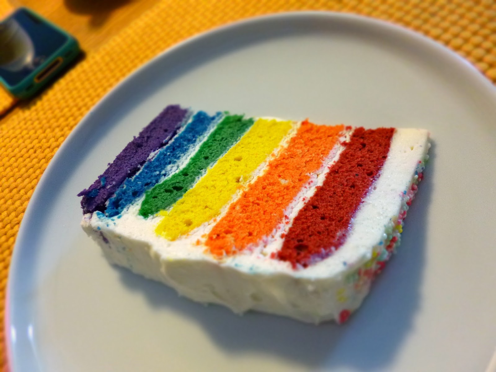 yellowgreentomatoes: Duhový dort...