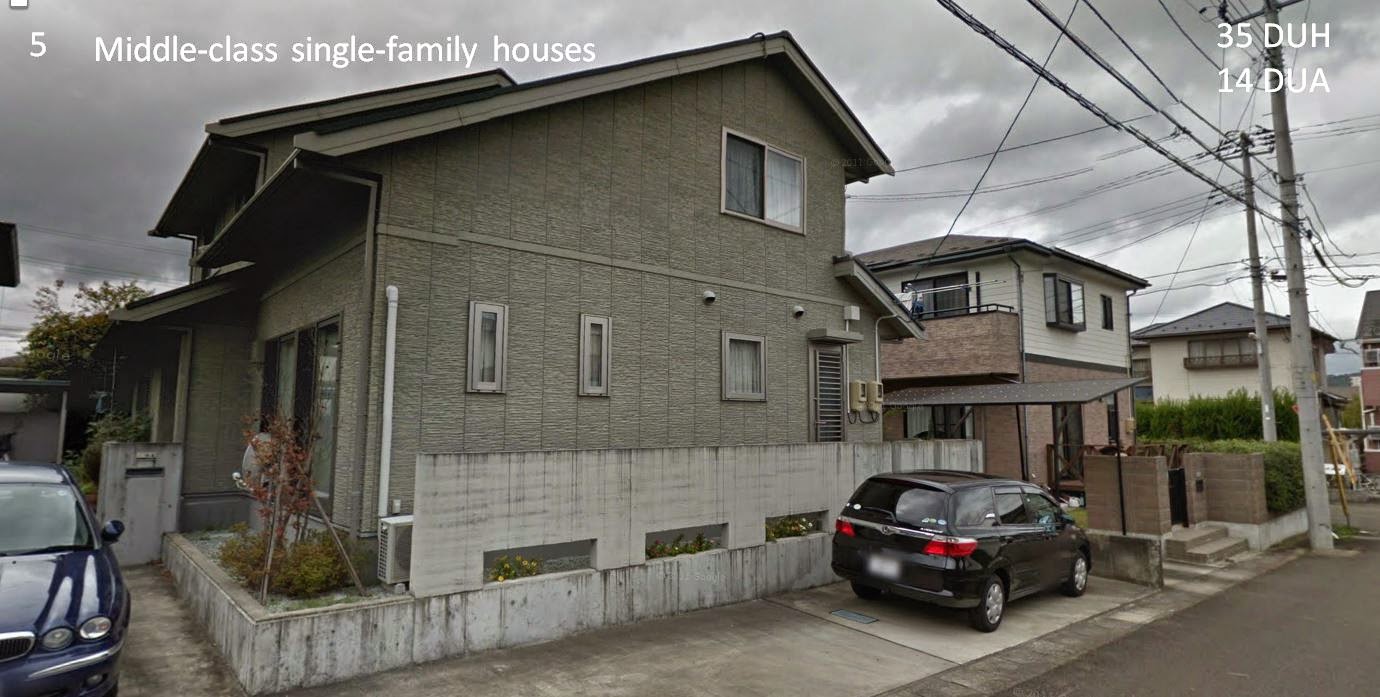 Urban kchoze: Japan's housing mix: an example