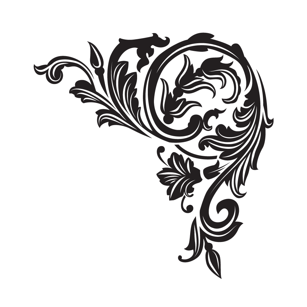 Kumpulan Ornamen Tumbuhan Vektor untuk Dekorasi - Masvian