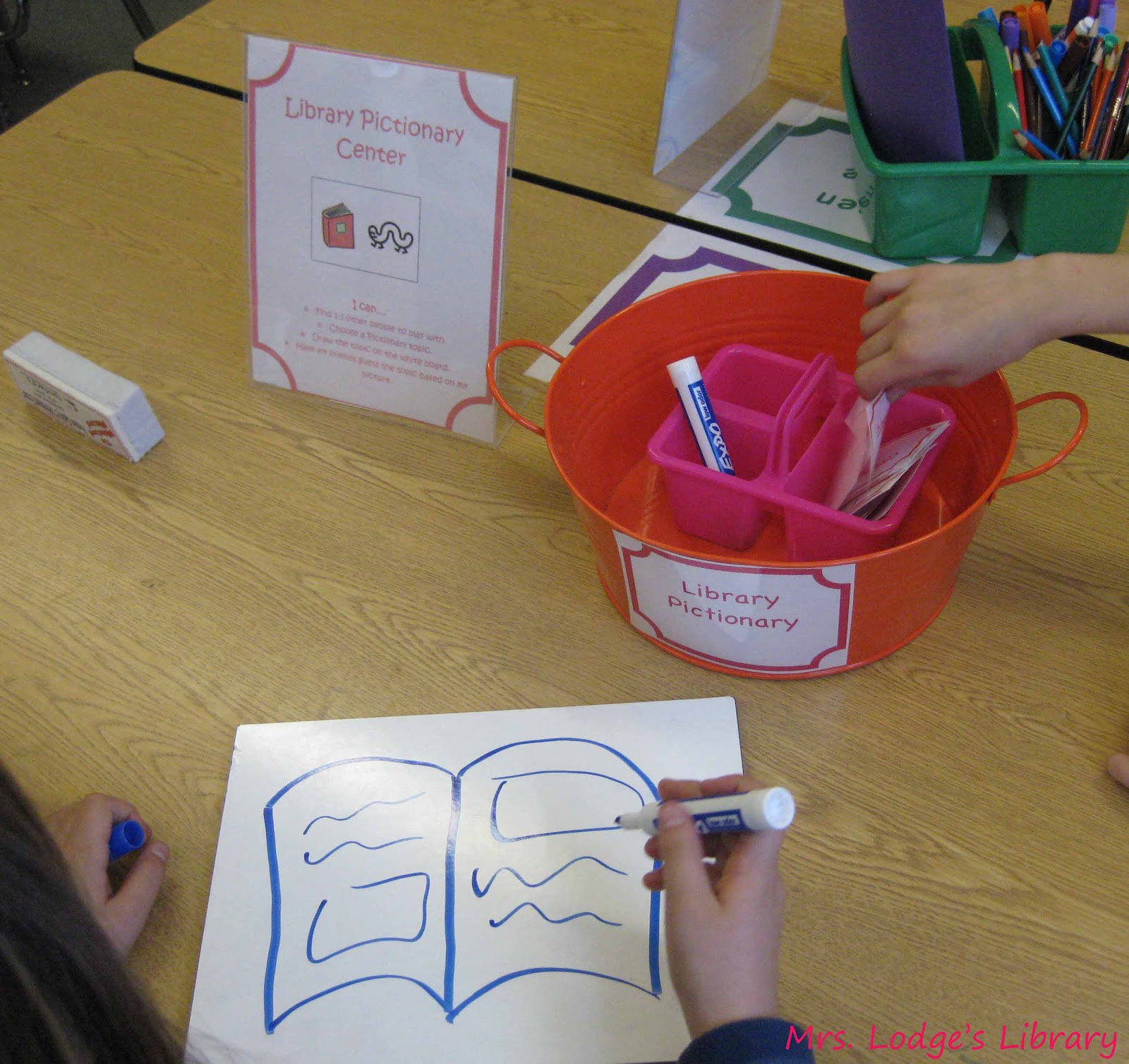 Library Pictionary Center - Mrs Lodge's Library