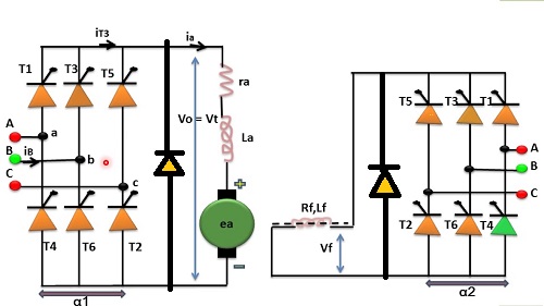 ECSTUFF4U for Electronics Engineer: Three phase semi converter drive