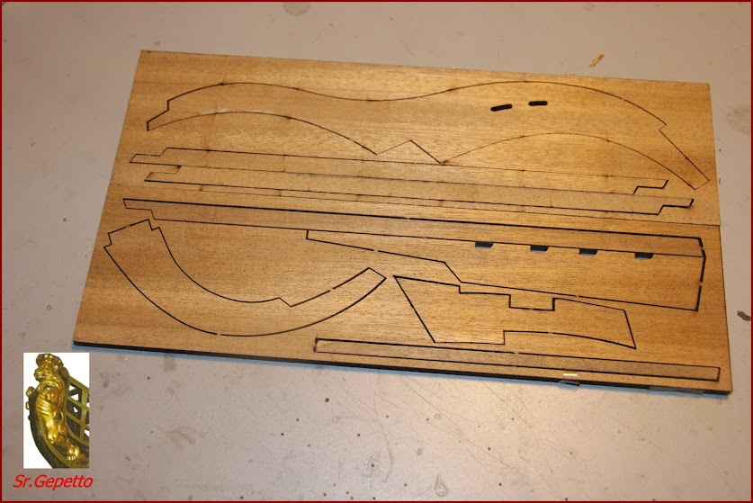 El Soleil Royal paso a paso: Colocación de la roda el codaste y ...