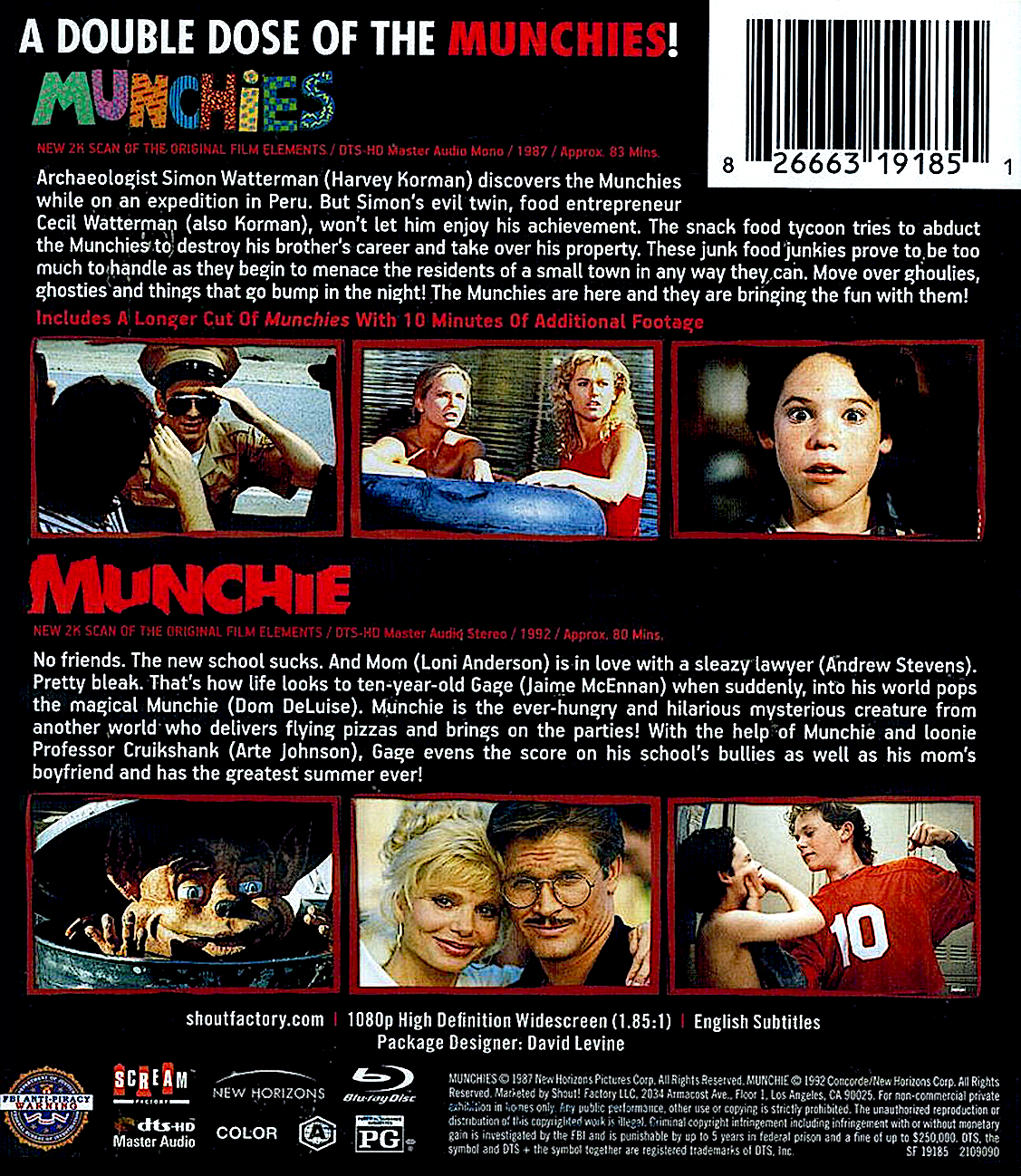 blu-ray and dvd covers: SCREAM FACTORY DOUBLE FEATURE BLU-RAYS: BAD ...