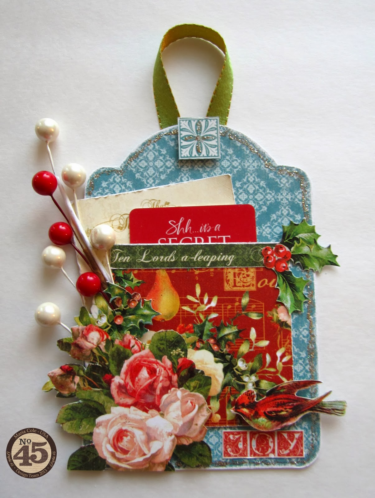 Paperiah: 12 Days of Christmas Gift Tag Tutorial