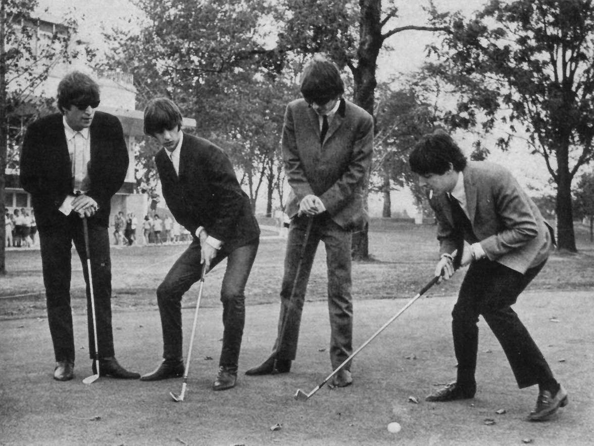 The Beatles on the Golf Course