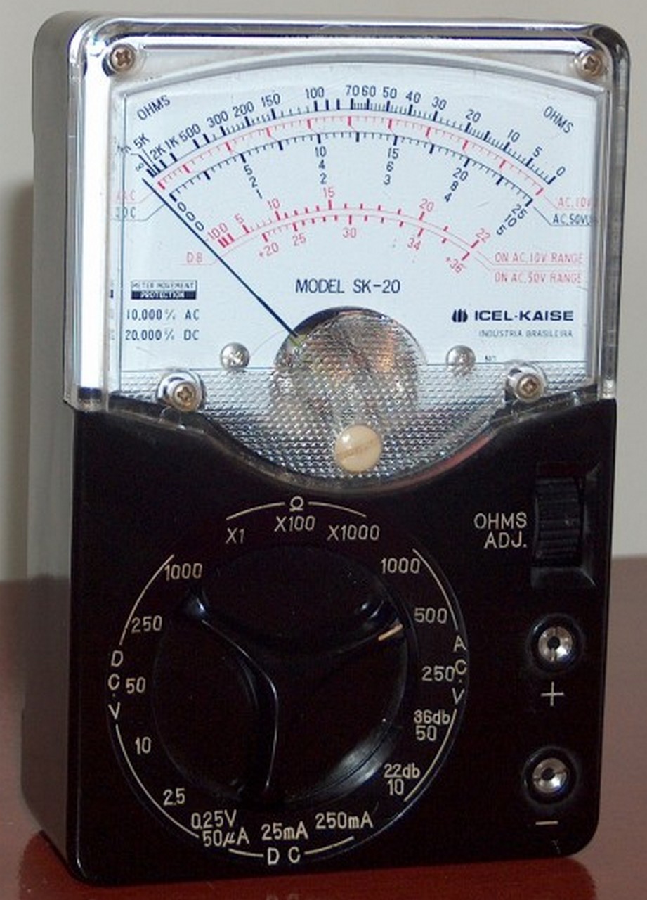 Multitécnica: Diagrama Esquemático e o Manual do Multímetro Kaise SK-20