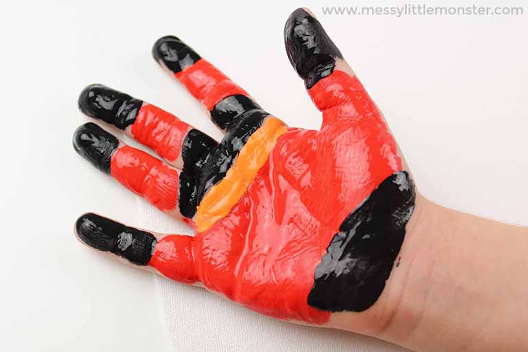 Superhero handprint Craft - The Incredibles 2 superhero activity ...