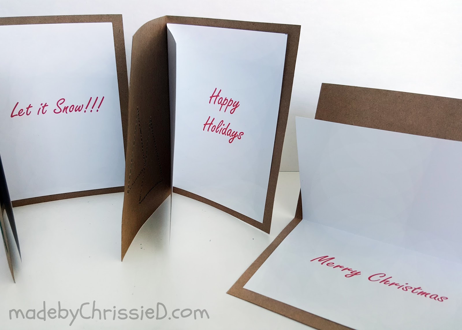 Chris Dodsley @mbCD: How To Make Selvedge & Fabric Christmas Cards