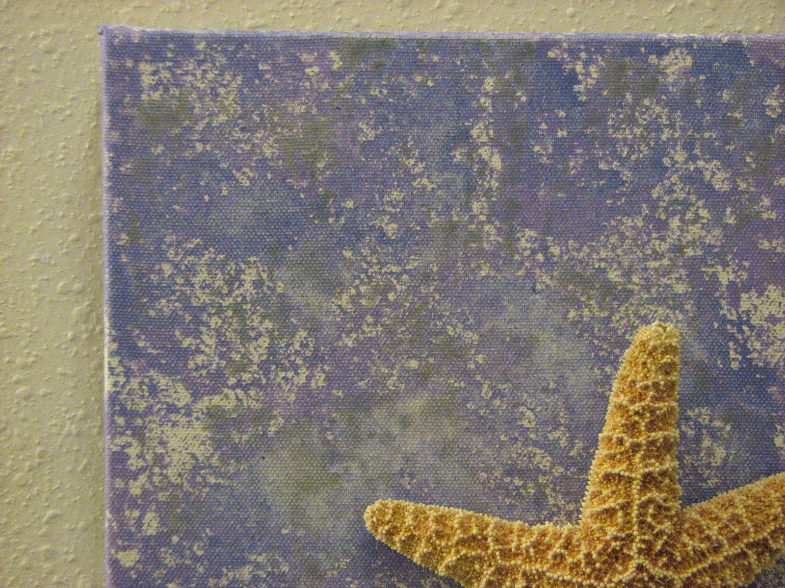 Crafting Therapy: Easy Decor: Starfish Canvas