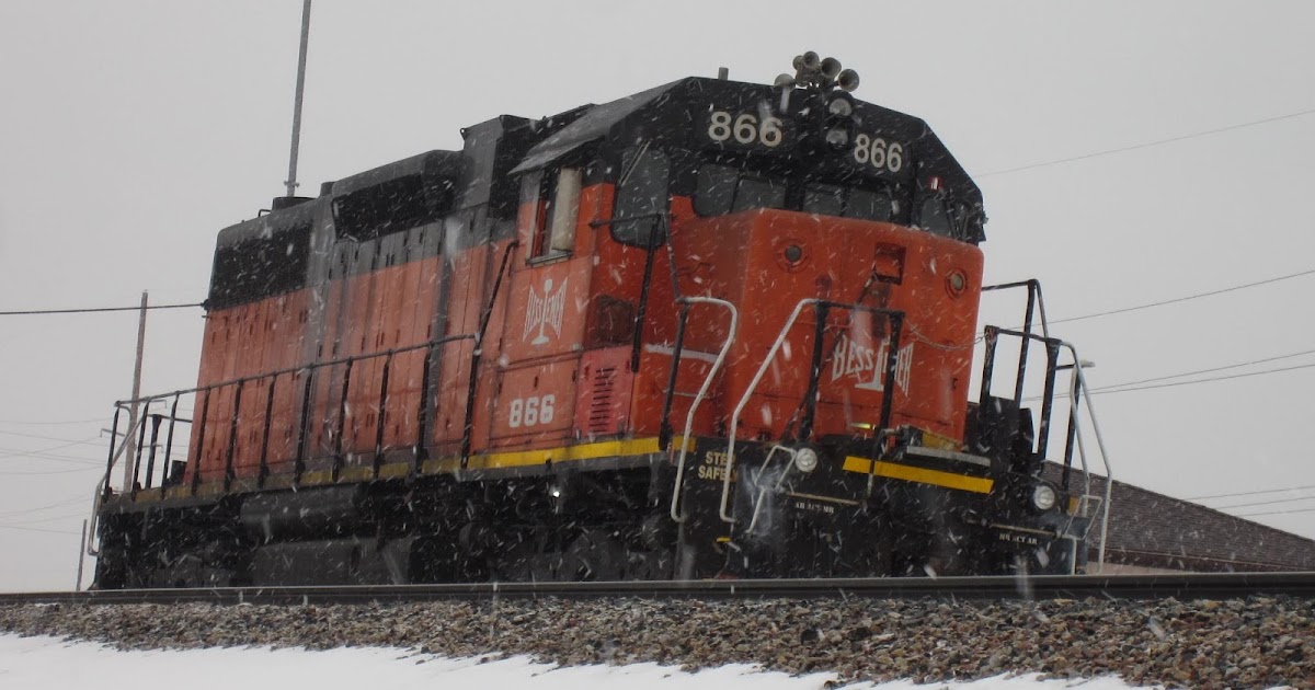 Chicago Trainspotting. SD38-3 (SD38AC) Bessemer Lake Erie 866