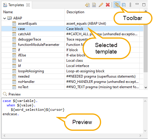 SAP ABAP Central: Benefit from Using Code Templates When Creating Data ...