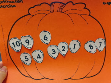 Beautiful Chaos: Preschool: Pumpkin Number Identification Exercise ...