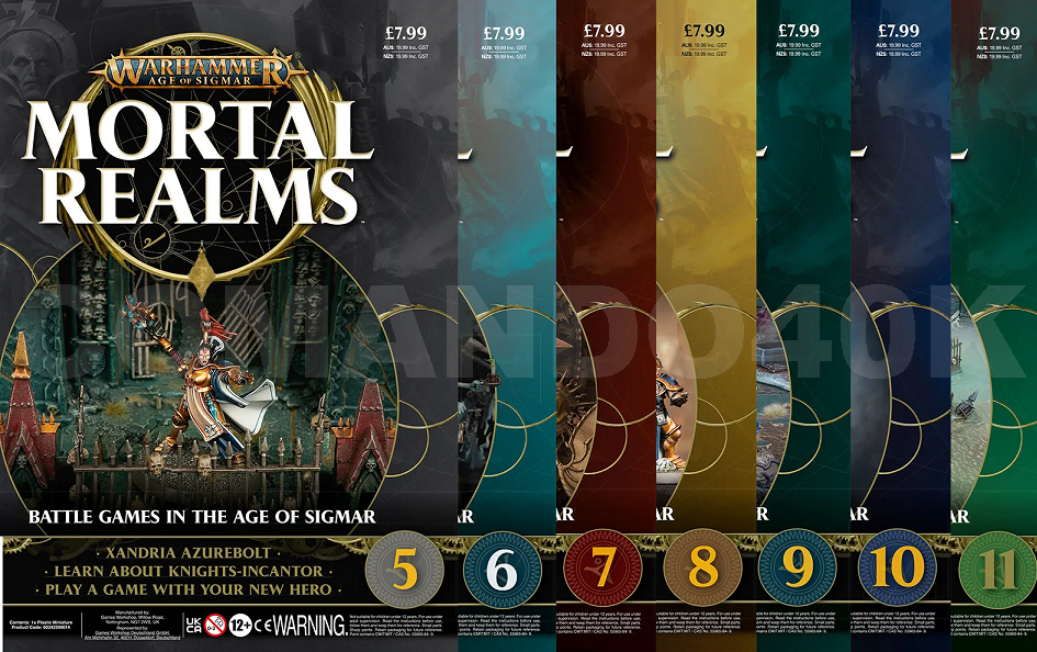 Comando 40K: Mortal Realms: contenido de las entregas 5 a 11