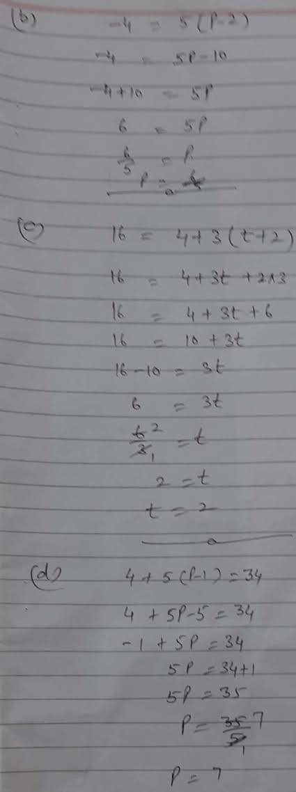4- Simple Equations - Class 7