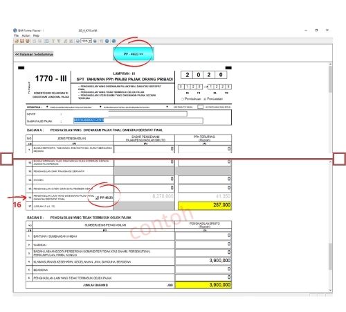 Cara Mengisi SPT Online E-form 1770 Orang Pribadi Pph Final – tehsera