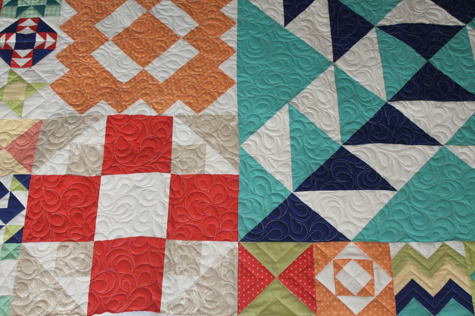 Stitch by Stitch: Two "Moda Modern Building Blocks" quilts...