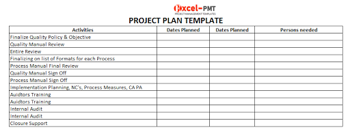 Project Plan Template - Project Management | Small Business Guide