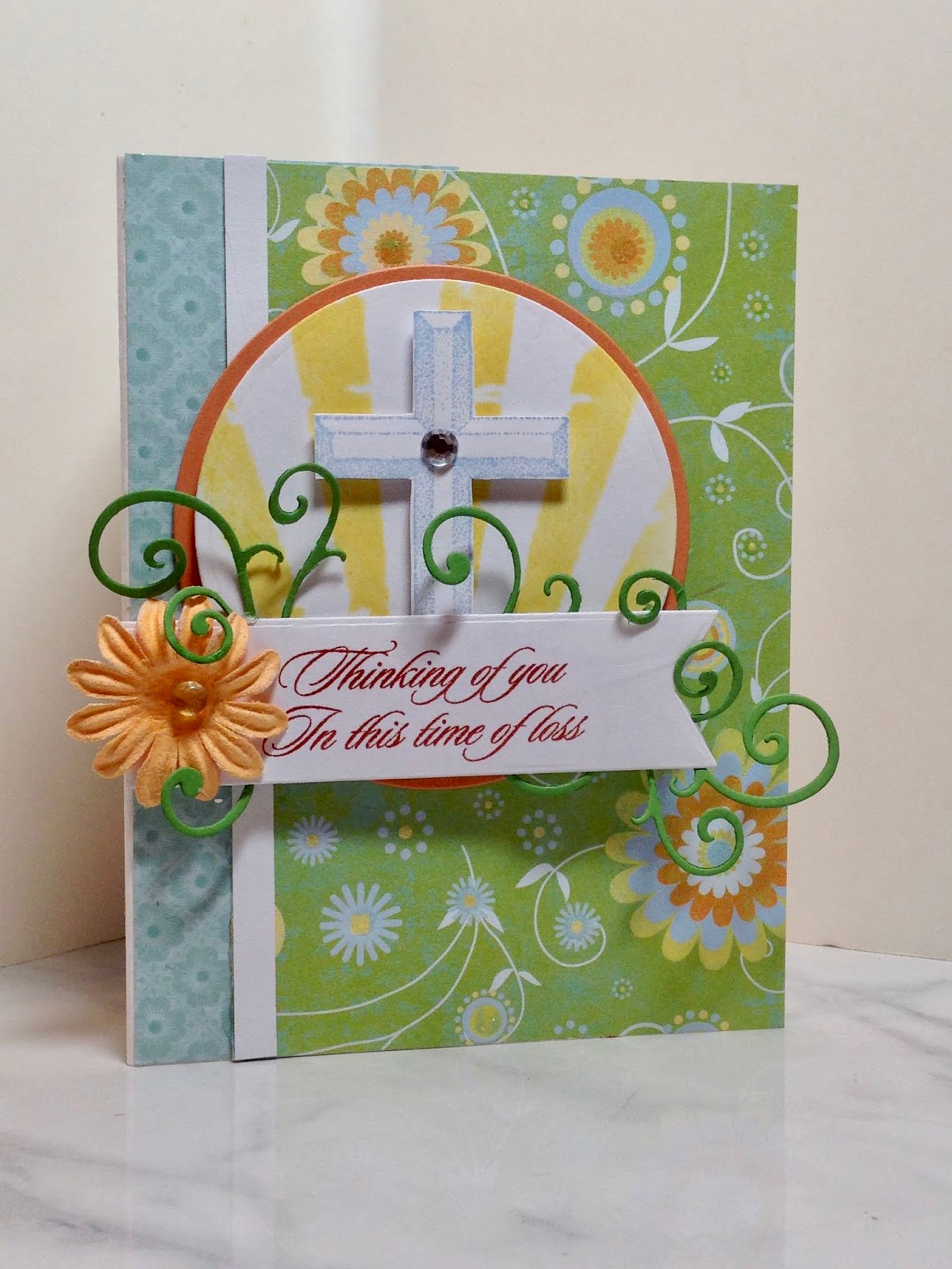 Amy's Creative Pursuits: Handmade Christian Sympathy Card