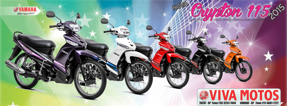 Viva Motos: Crypton 115, lançamento 2015.