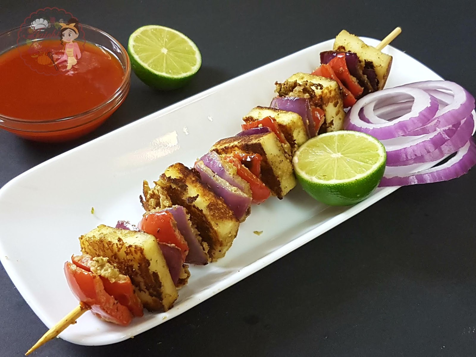 Makhmali Paneer Tikka - Aaichi Savali