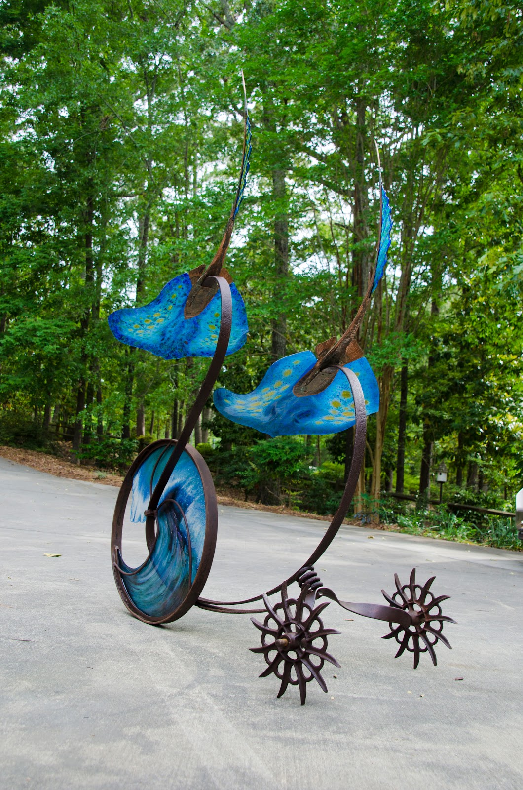 Stan Harmon Glass Art & Sculpture: Generation X model #001 Wave ...